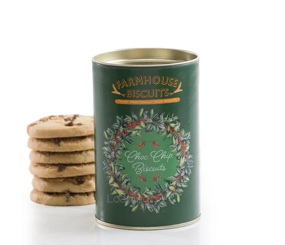 Biscuiti Shortbread Cu Unt Si Chips De Ciocolata Xmas Wreath Farmhouse 110g